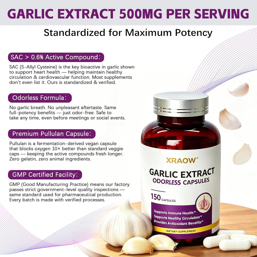 garlic extract for cardiovascular health