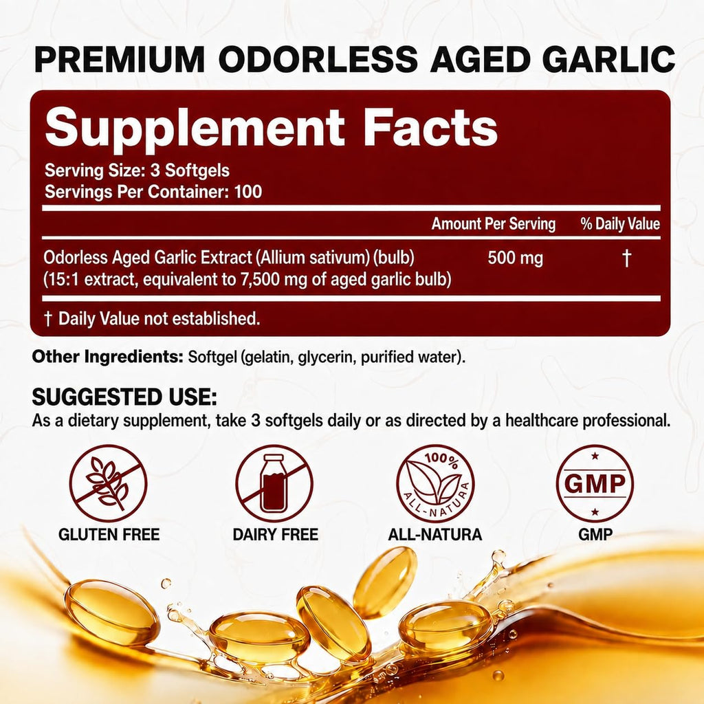 Garlic extract for cholesterol management