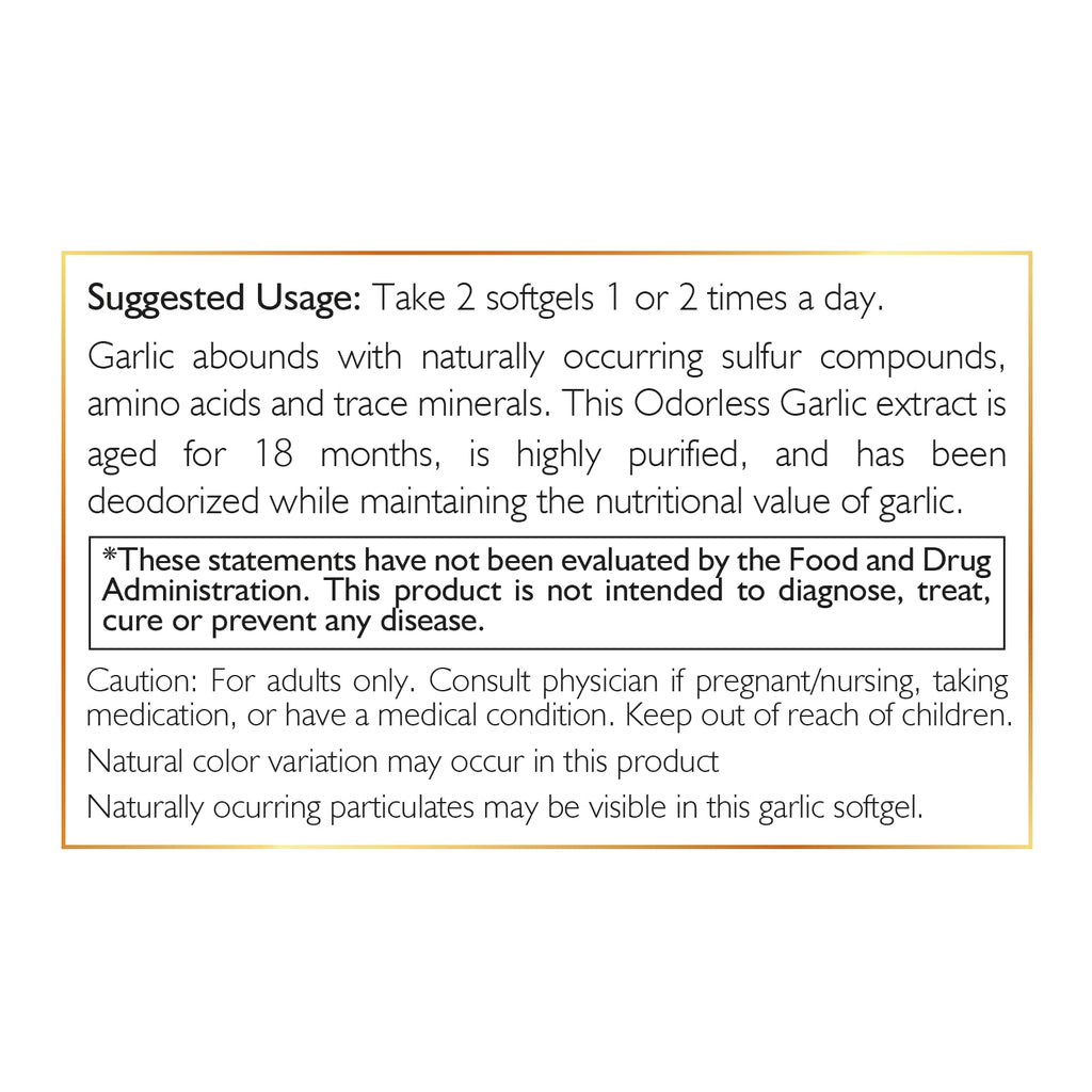 garlic oil for heart health