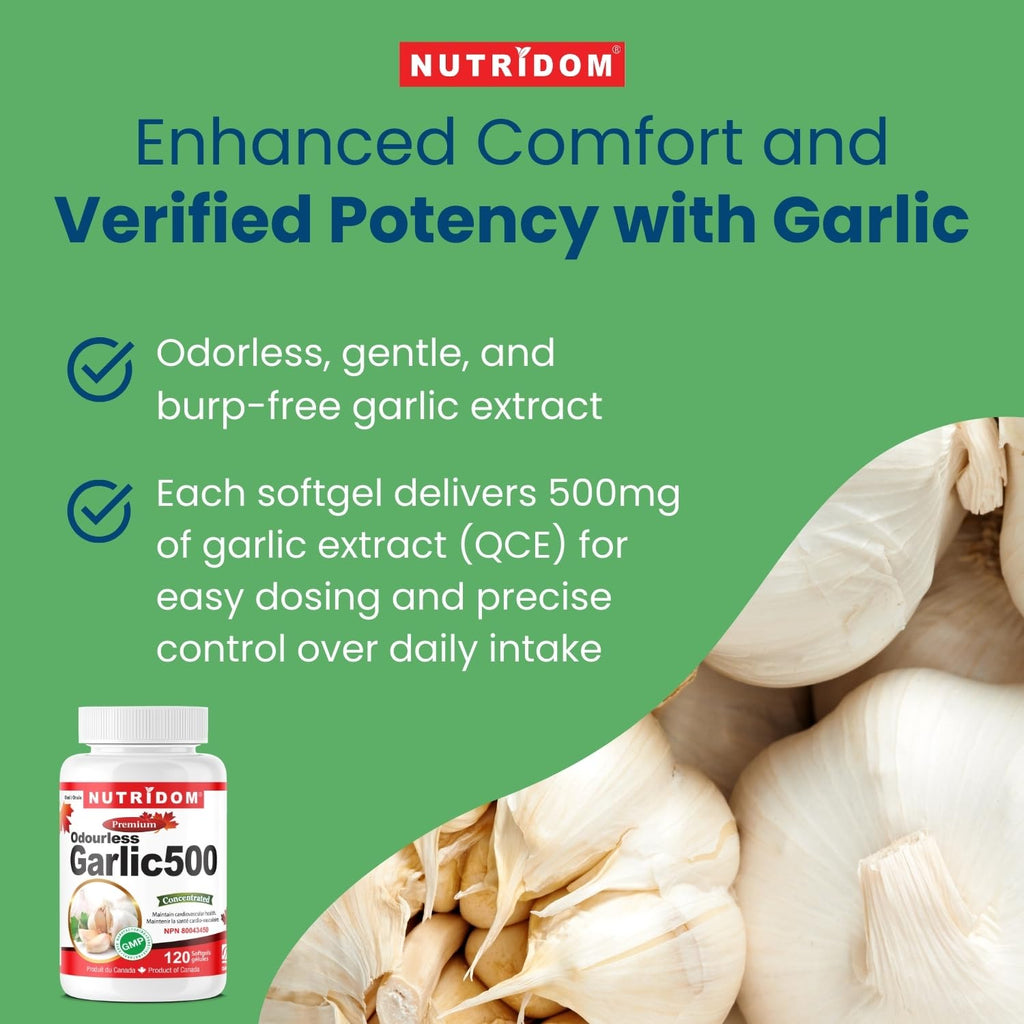 Garlic pills for immune support