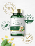 Garlic softgels for daily nutrition