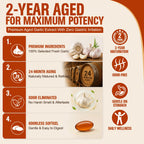 Garlic softgels for digestive health
