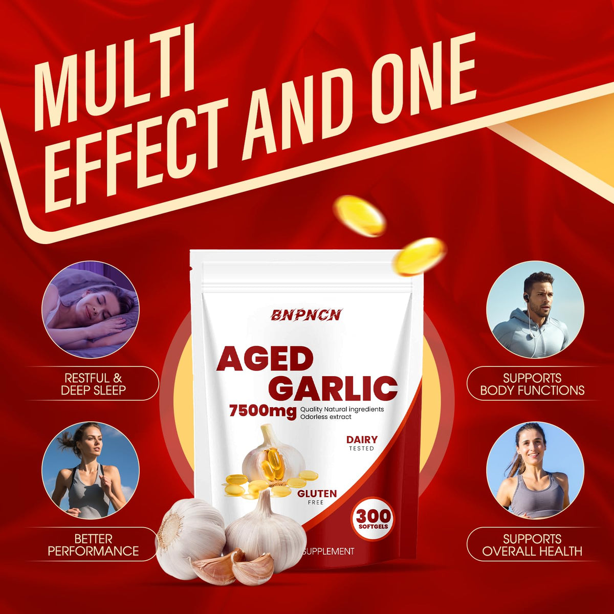 garlic softgels for heart health