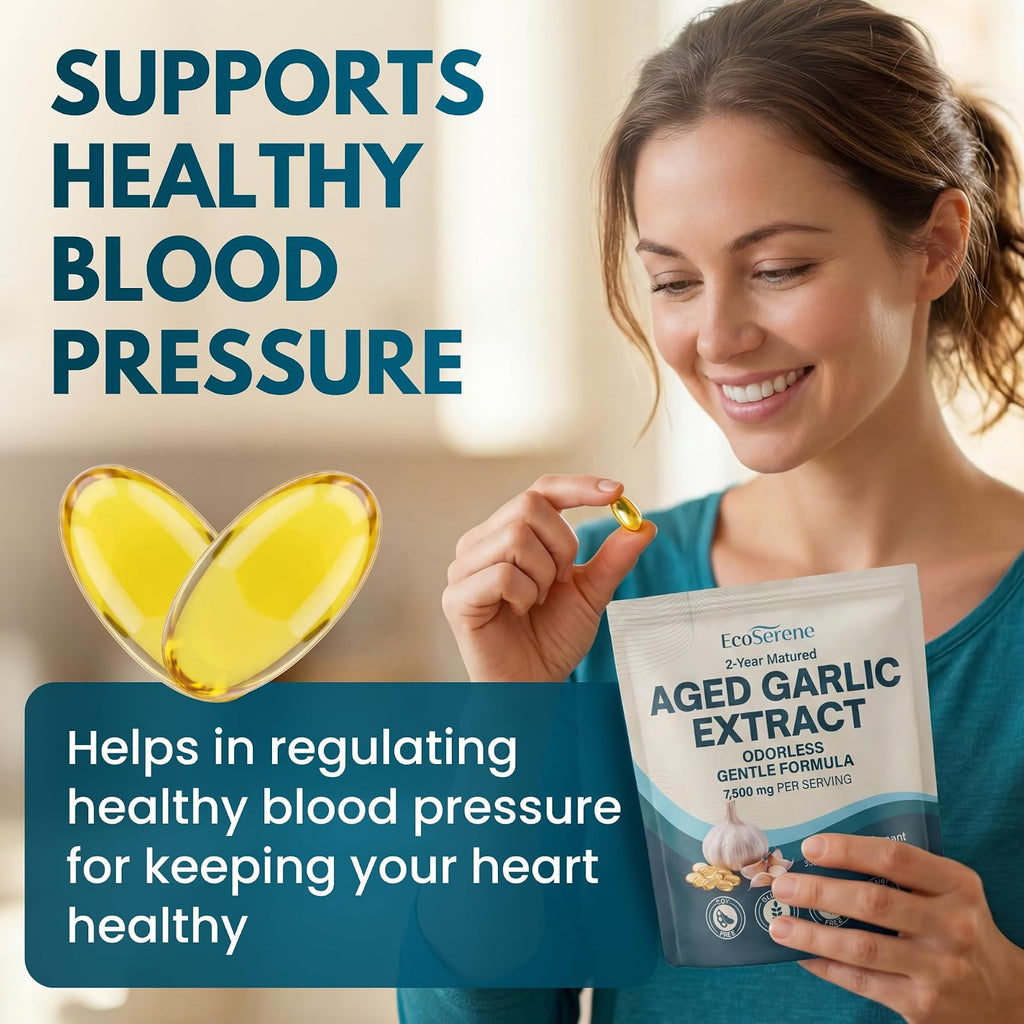 Garlic softgels for overall wellness