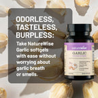 Garlic softgels for overall wellness