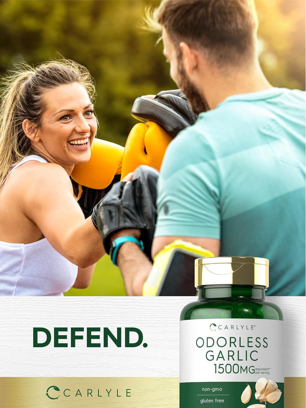 garlic supplement for daily vitality