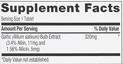 garlic supplement for heart health