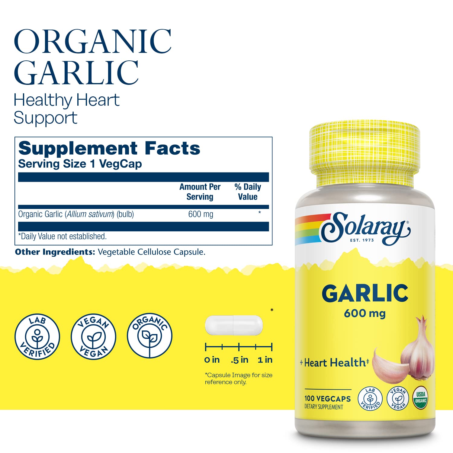 Garlic supplement for immune support