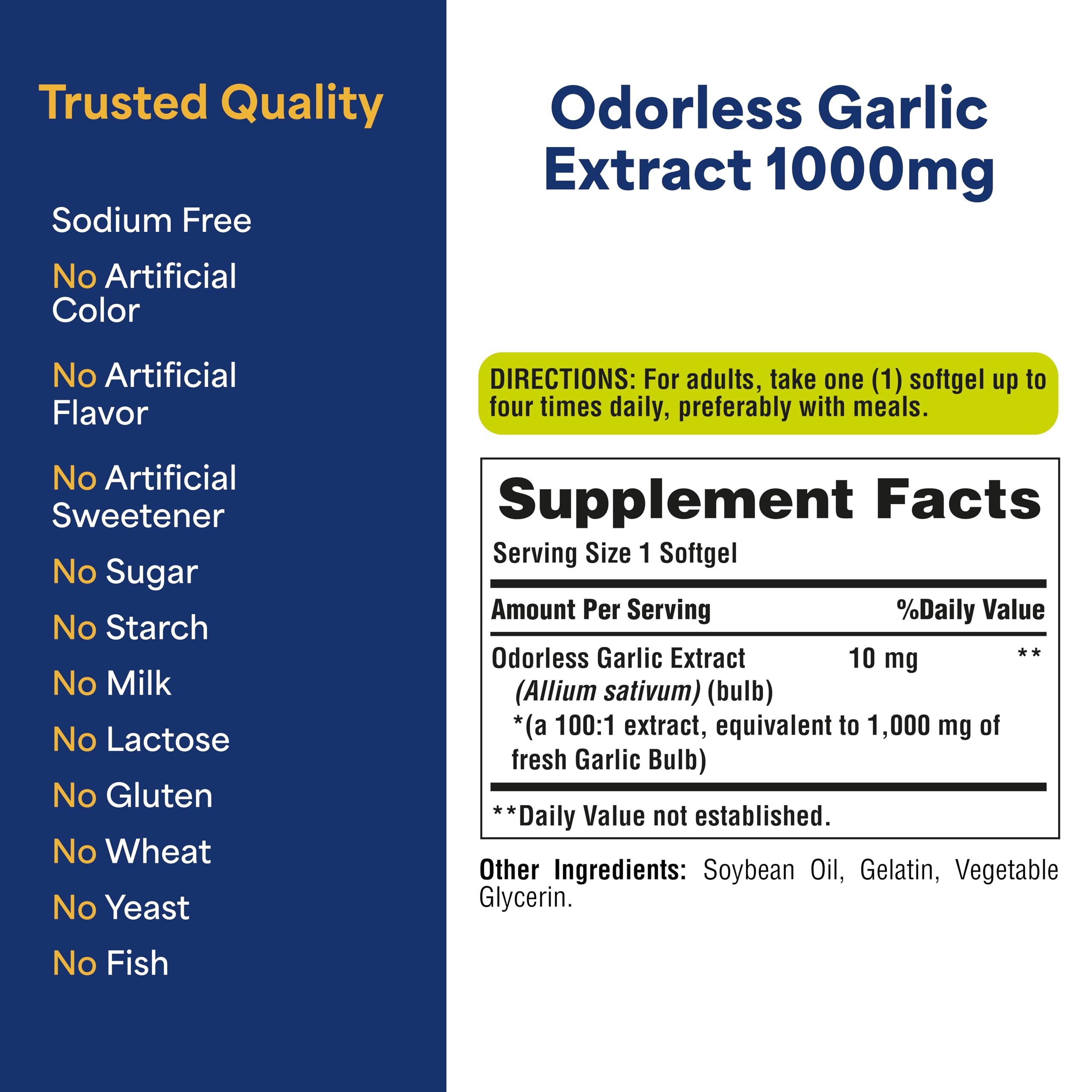 garlic supplements for a healthy lifestyle