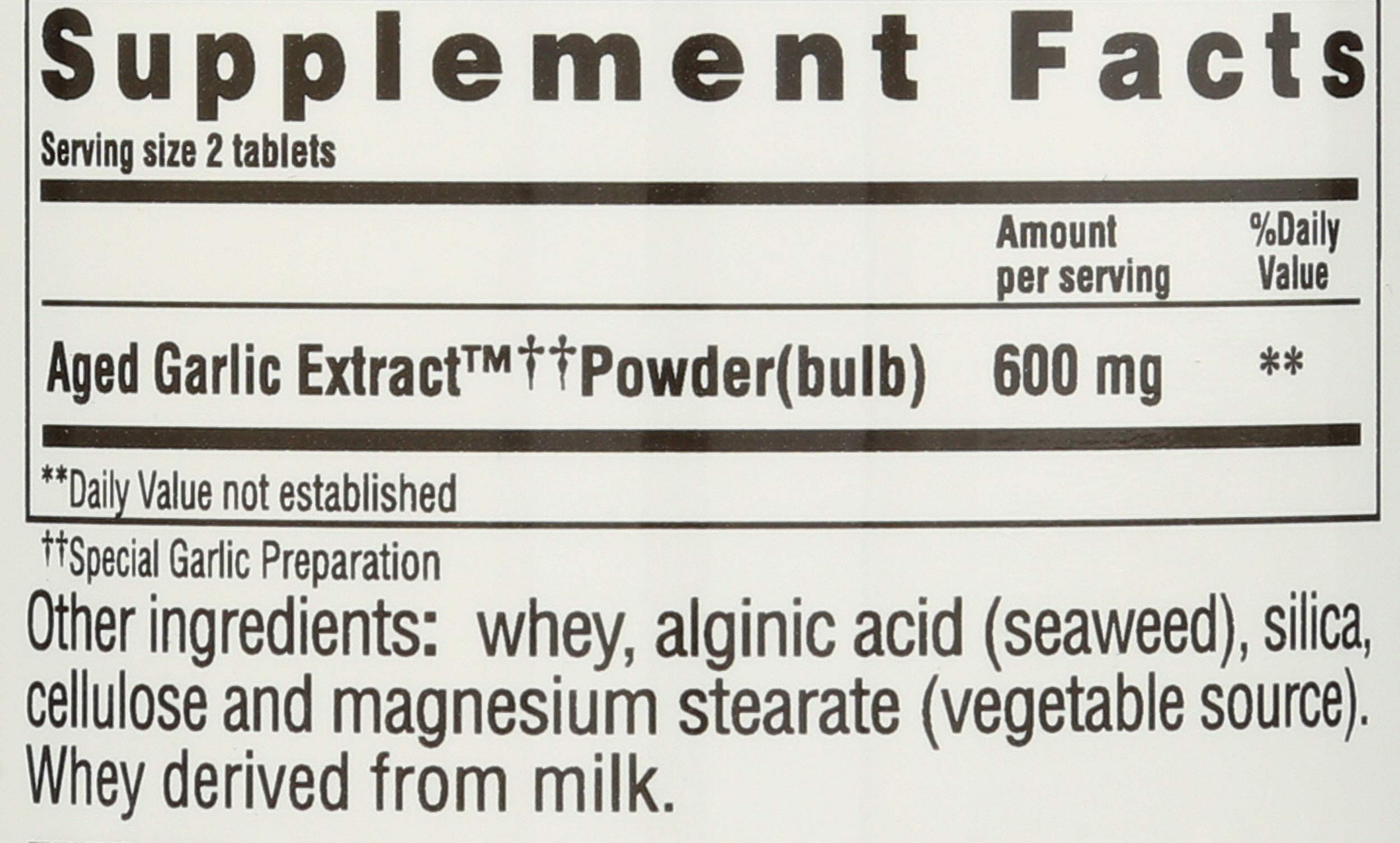 Garlic tablets for daily health boost
