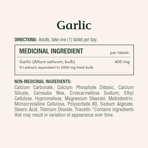 garlic tablets for immune support