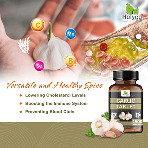 Garlic tablets with manganese boost