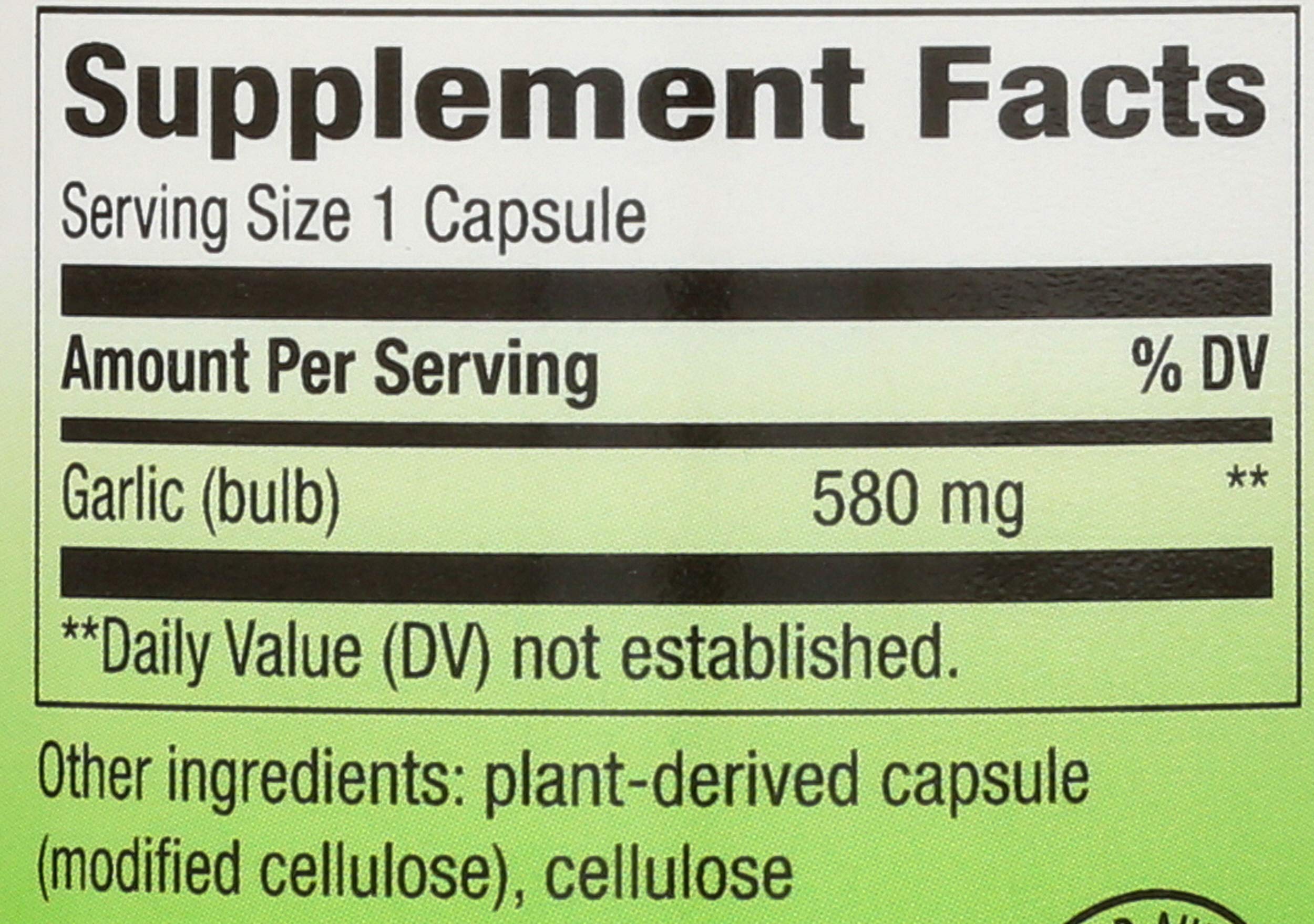garlic vegetable capsules for vitality