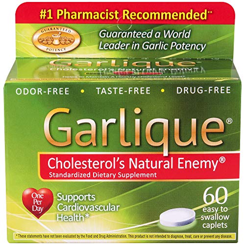 Garlique garlic caplets for heart health