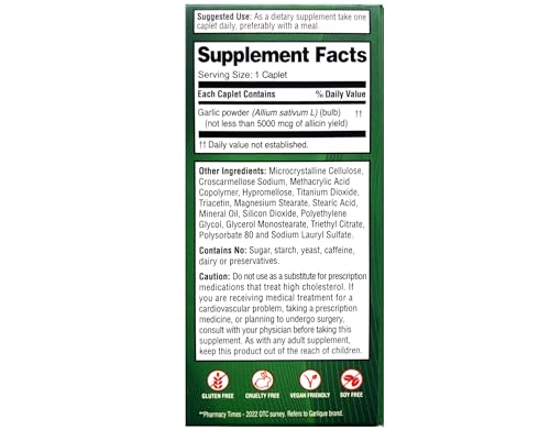 Garlique garlic supplement for holistic care