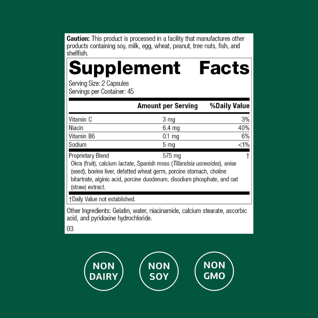 Gastrex capsules for GI tract wellness