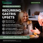Gastric lining health supplement bottles