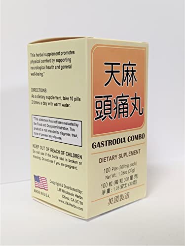 Gastrodia Combo made in Canada vitamins