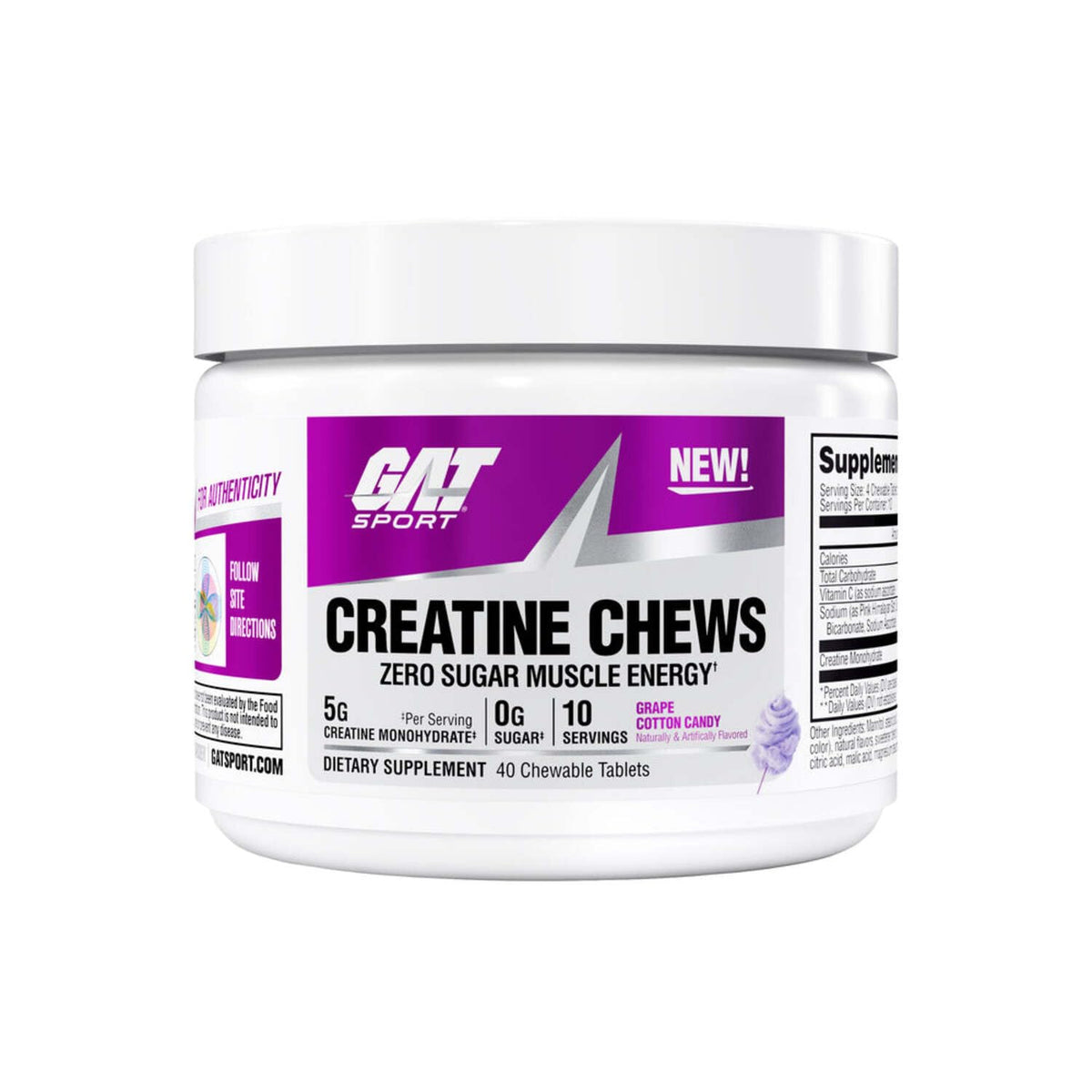 GAT Sport creatine chews for energy