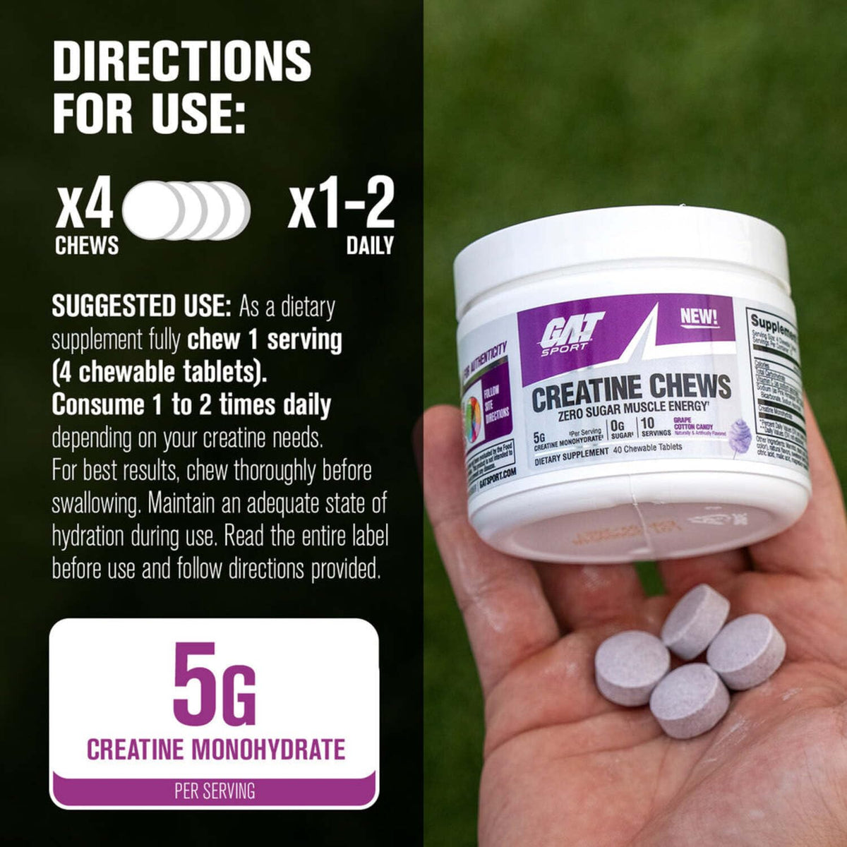 GAT Sport creatine for muscle recovery