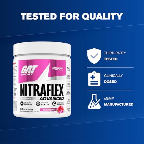 GAT SPORT Nitraflex pre-workout benefits