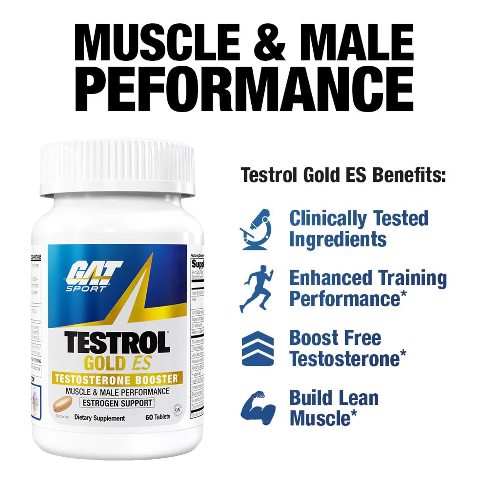 GAT Sport Testrol Gold ES 60 tablets