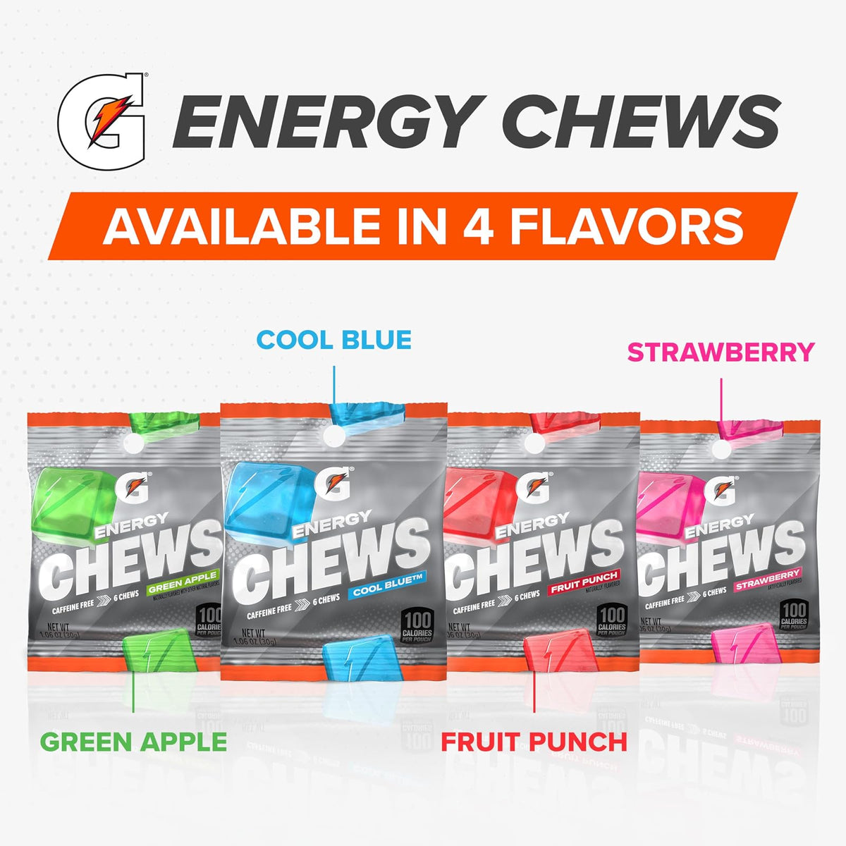 Gatorade chews for hydration support