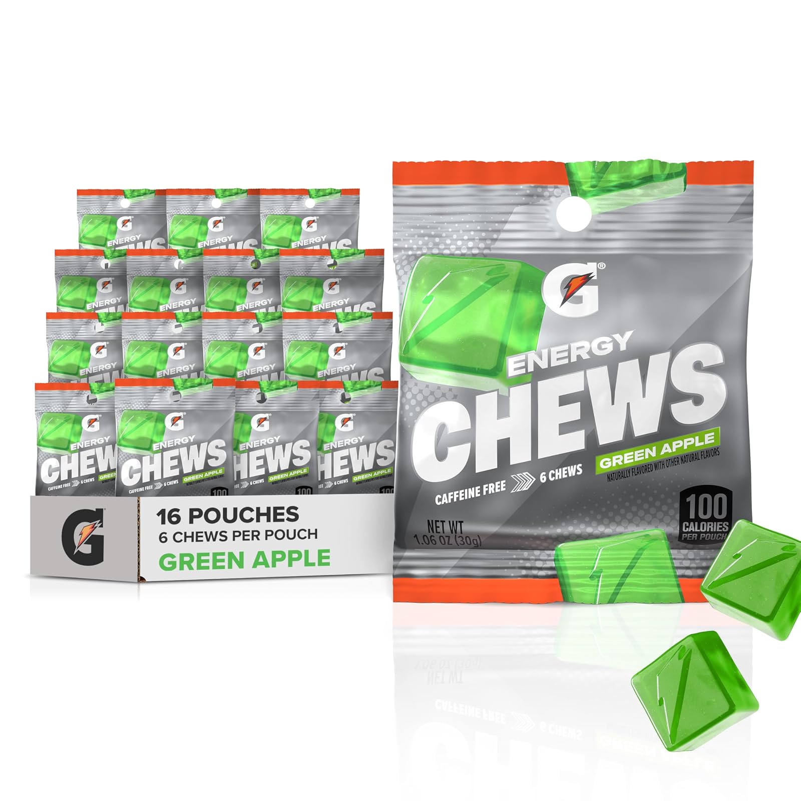 Gatorade energy chews green apple