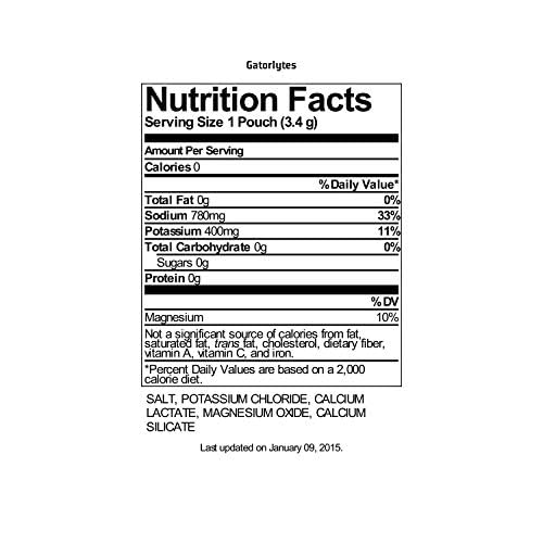 Gatorade Gatorlytes enhance athletic performance