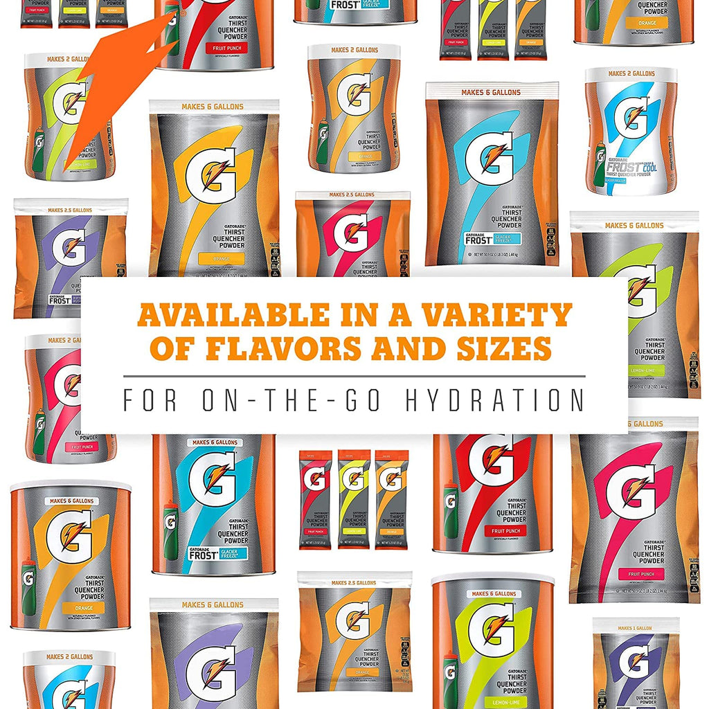Gatorade powder for active lifestyles