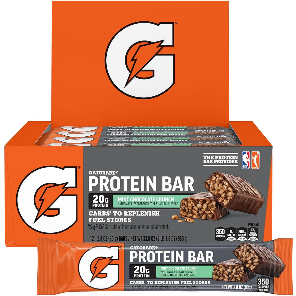 Gatorade whey protein bars mint chocolate