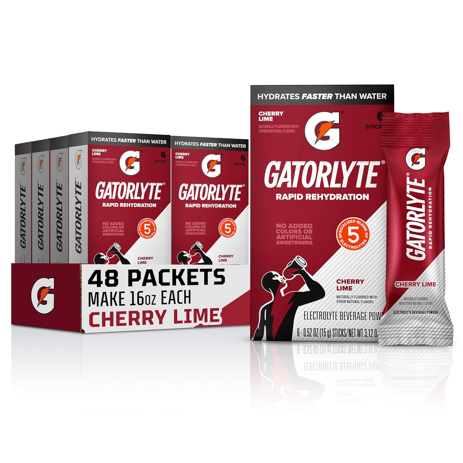 Gatorlyte electrolyte powder for hydration