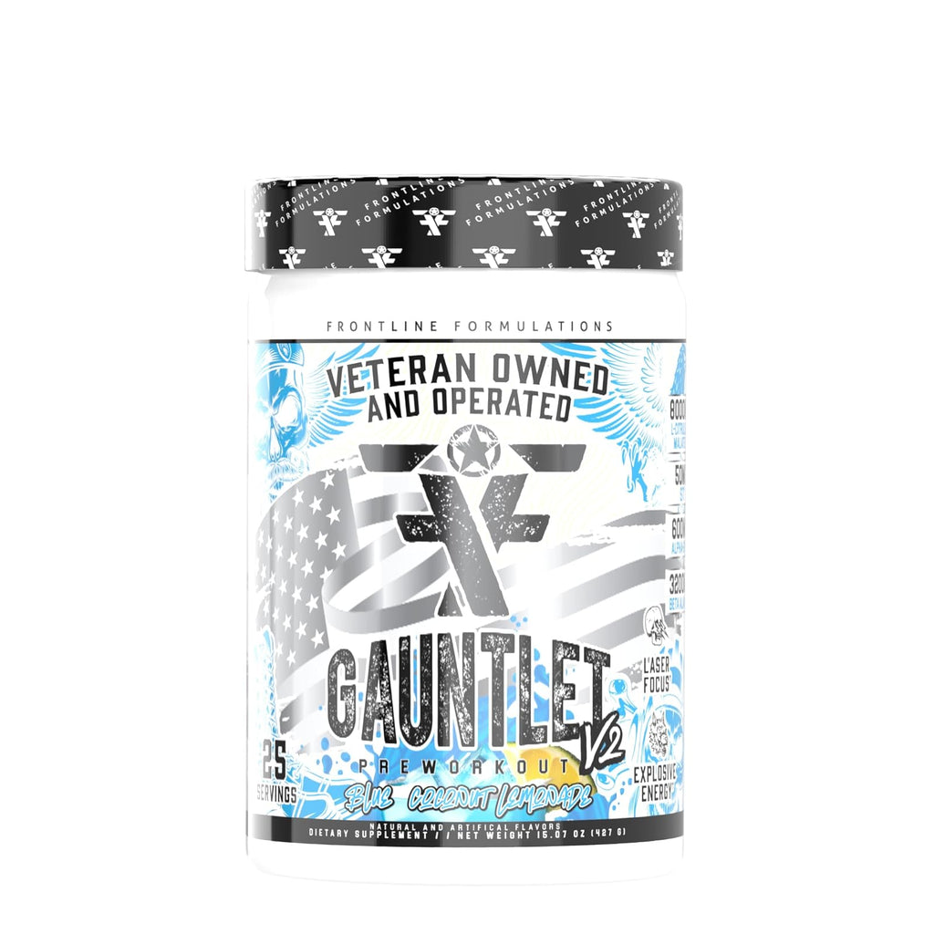 Gauntlet pre workout blue coconut lemonade