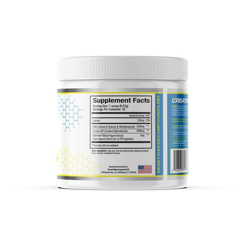 GEC Creatine HCl enhances workout performance