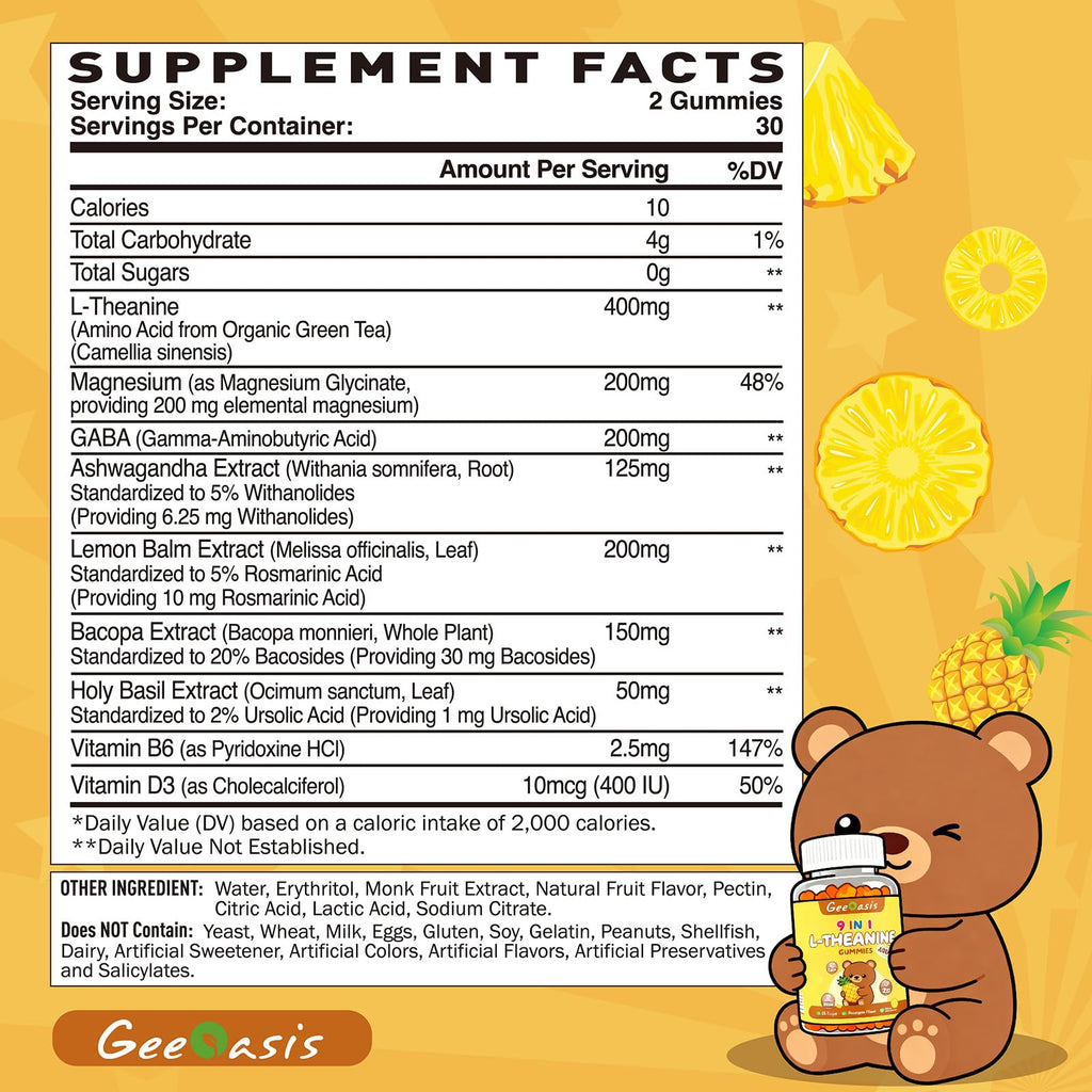 Geeoasis L-theanine stress relief