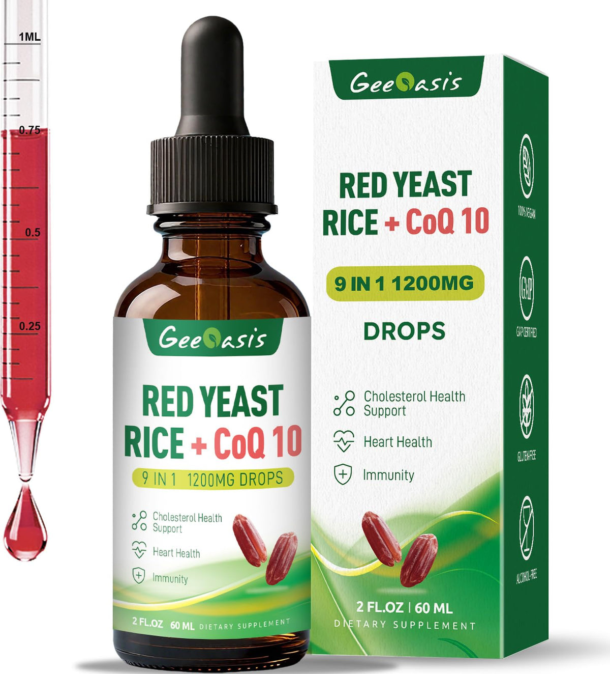 Geeoasis red yeast rice supplement