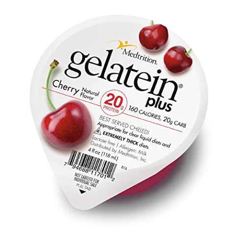 Gelatein Plus cherry protein drink