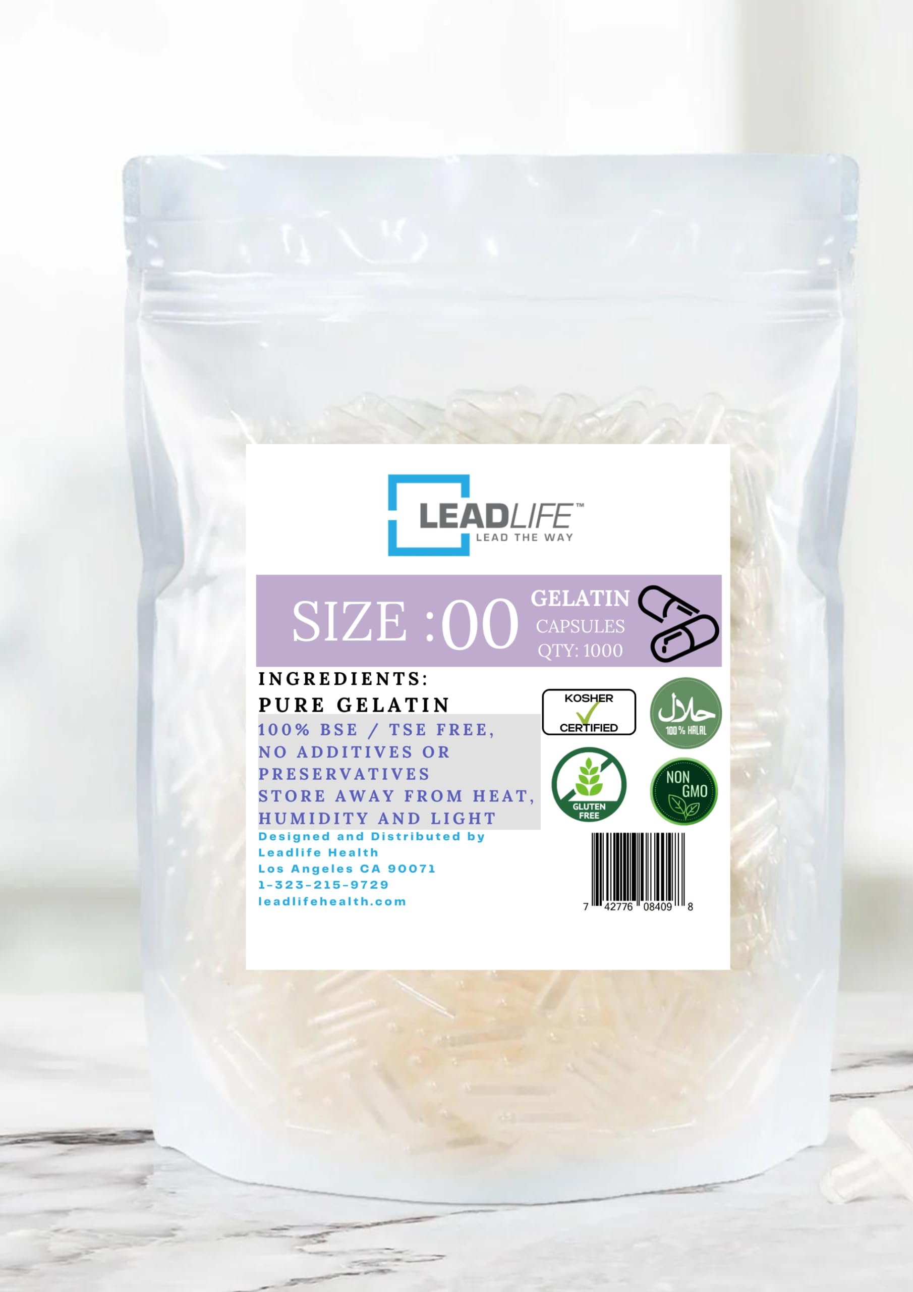 Gelatin capsules for DIY supplements