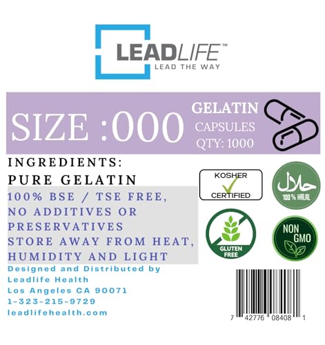 gelatin capsules for DIY vitamins