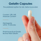 Gelatin capsules for gummy multivitamin use