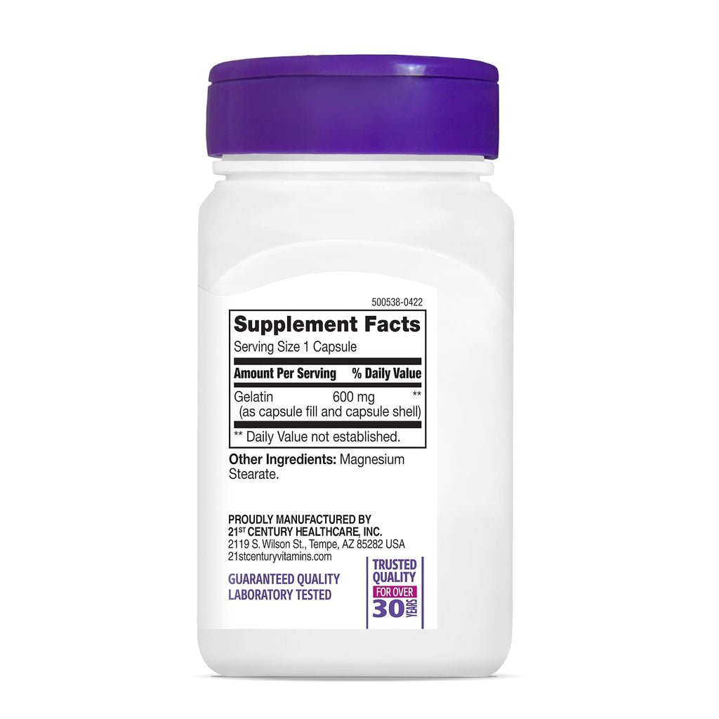 gelatin capsules for overall wellness