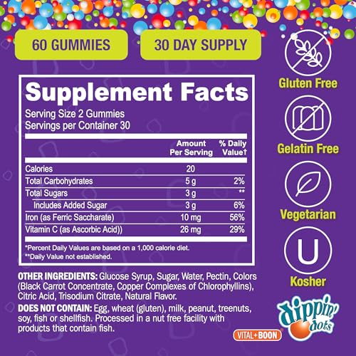 gelatin free iron gummies
