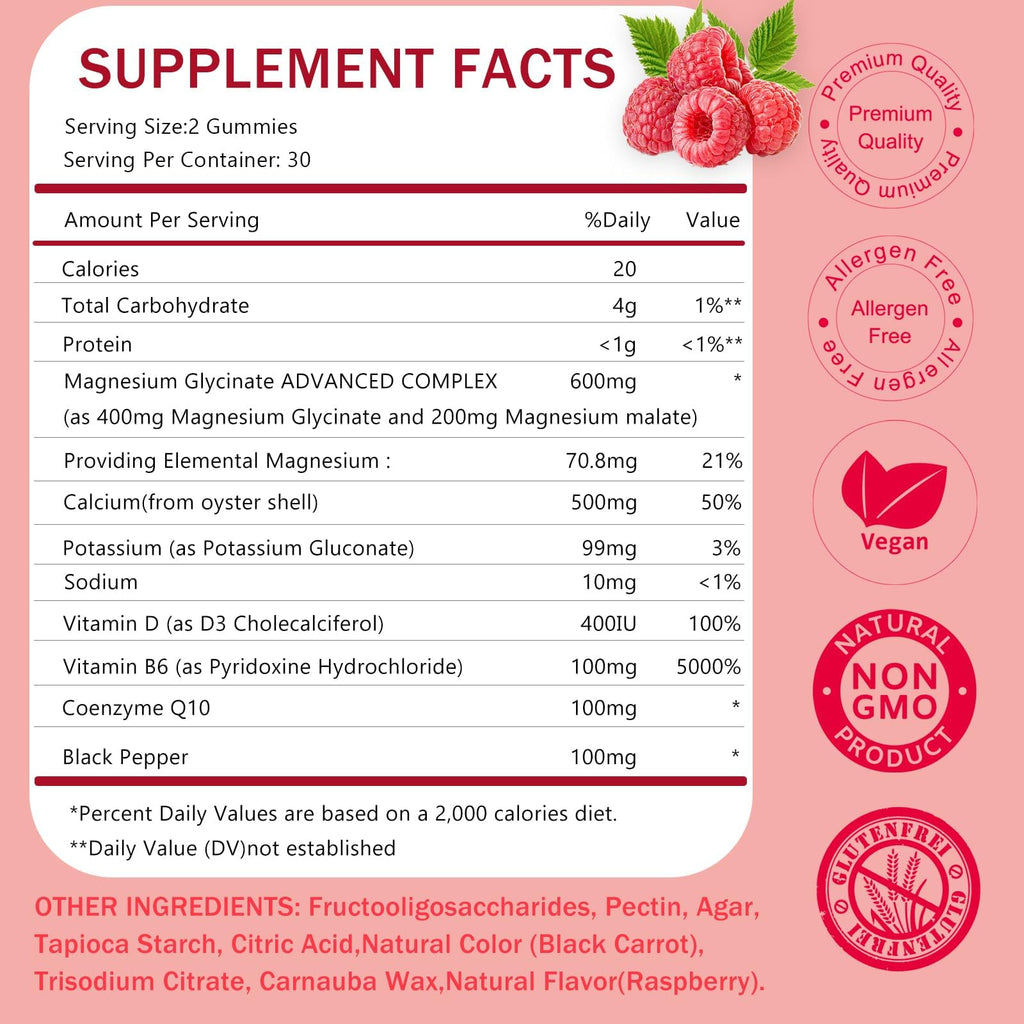 gelatin free magnesium bisglycinate formula