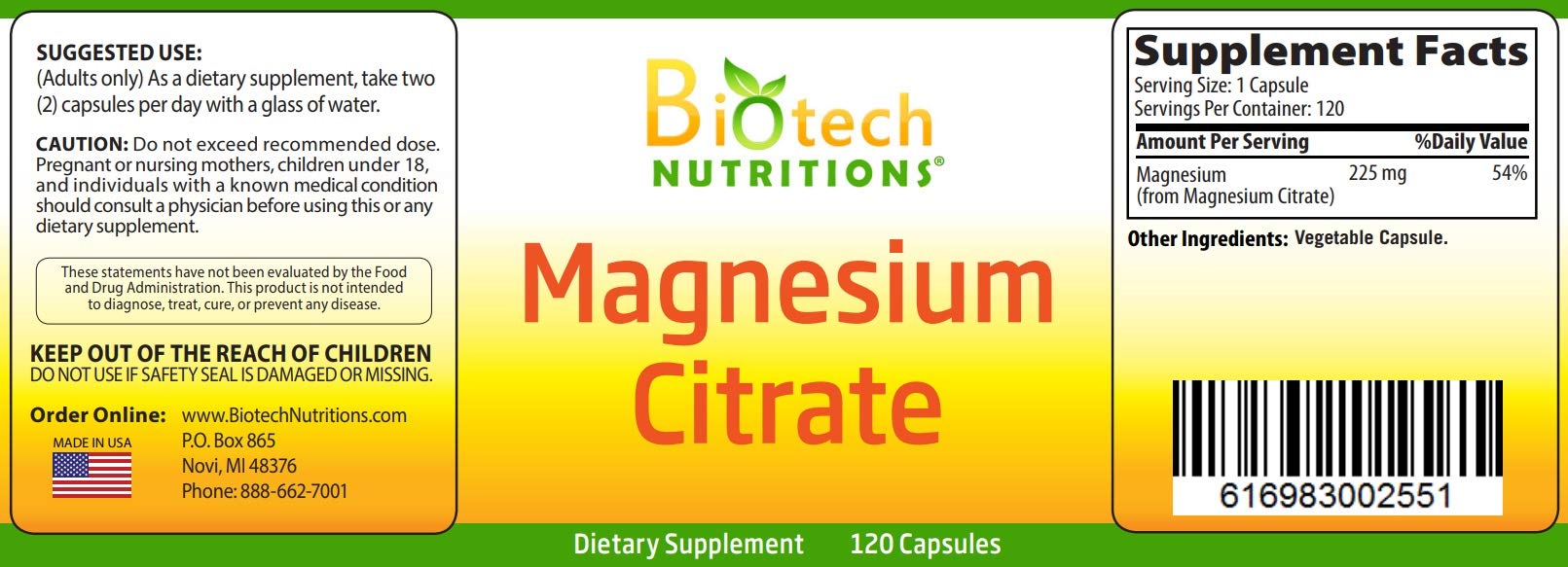 gelatin-free magnesium for healthy living