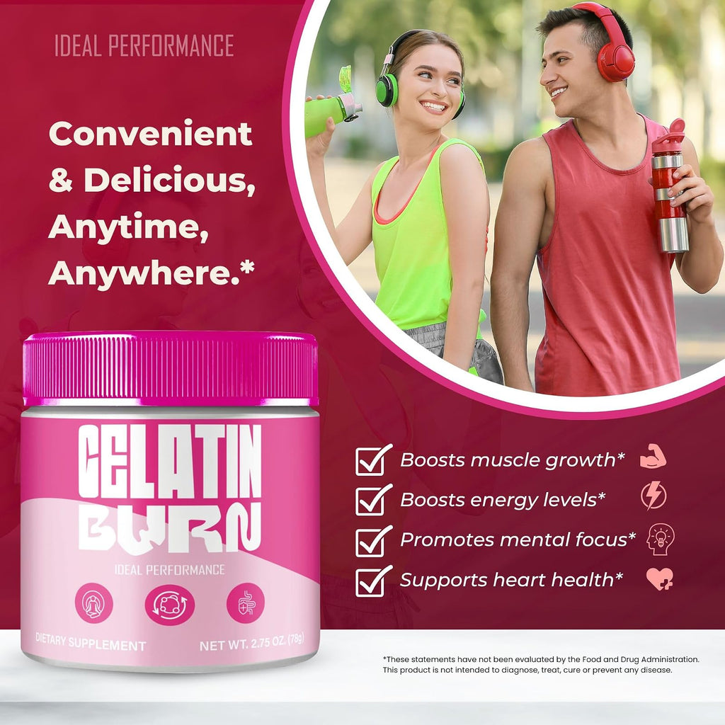 GelatinBurn powder for effective weight loss