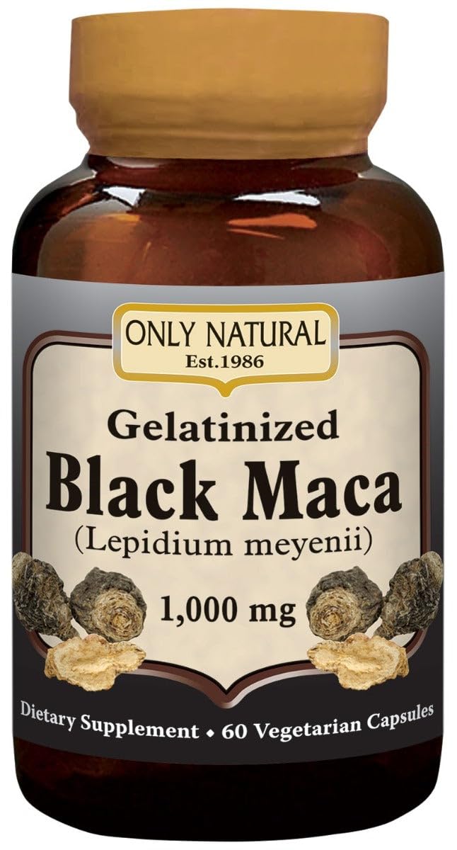 gelatinized black maca veggie capsules