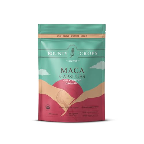 gelatinized maca capsules for vitality support
