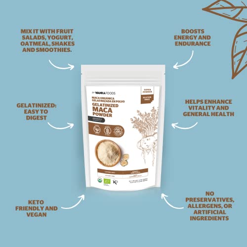 gelatinized maca for improved digestion