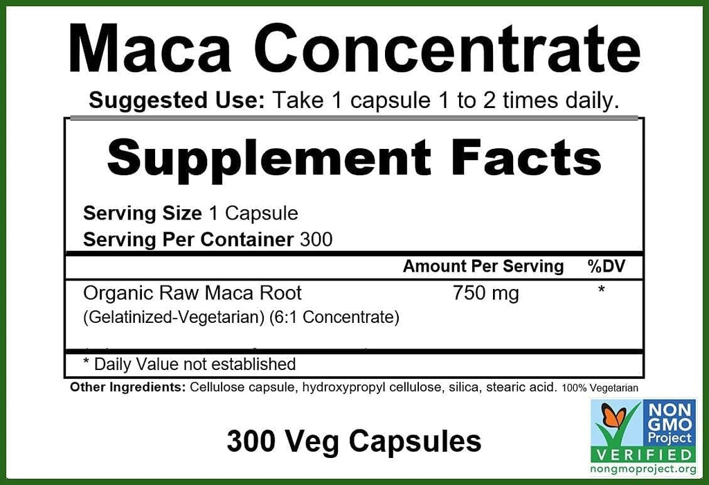 gelatinized maca root for energy boost