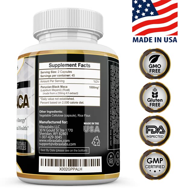 gelatinized Maca root for performance